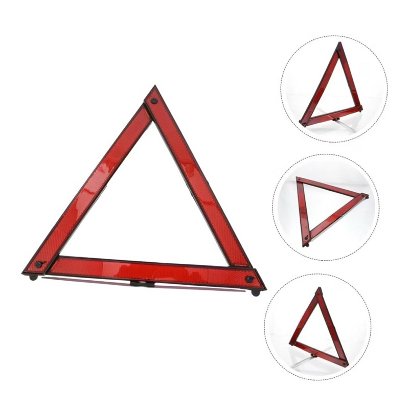 MATA Safety TRIANGLE CAR CAT EYE REFLECTOR TRIANGLE EMERGENCY MARKING ...