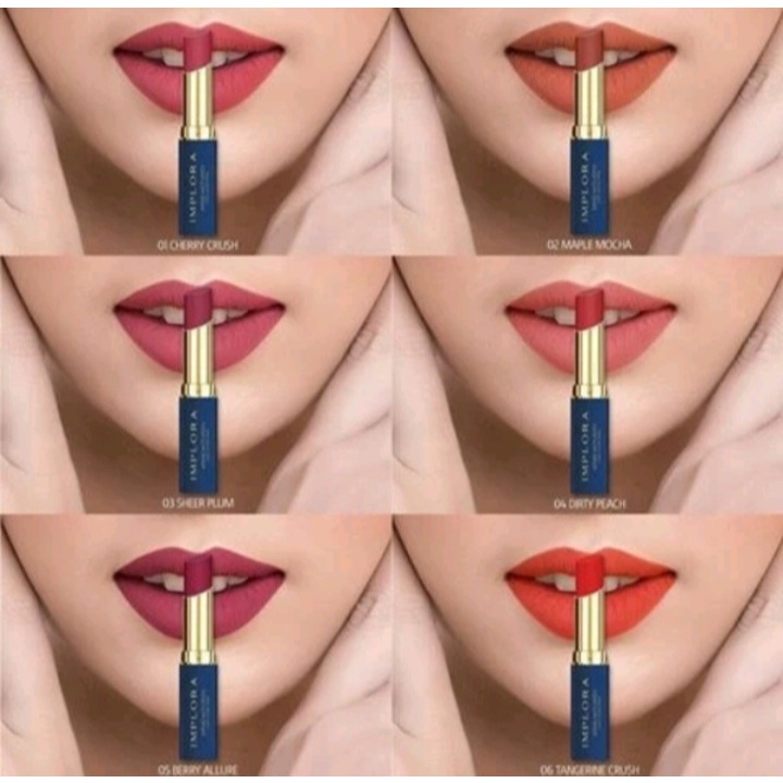 IMPLORA INTENSE MATTE LIPSTICK LONG LASTING FINISH | Shopee Philippines