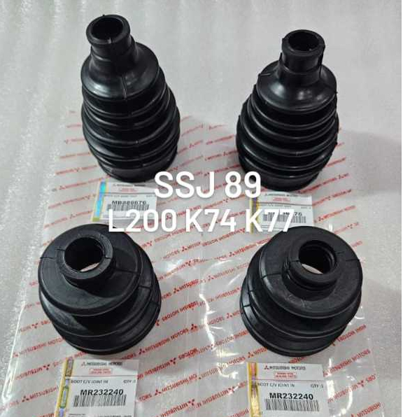 Boot RUBBER AXLE CV JOINT 1SET 4PC L200 STRADA K74 K77 OUTSIDE | Shopee ...