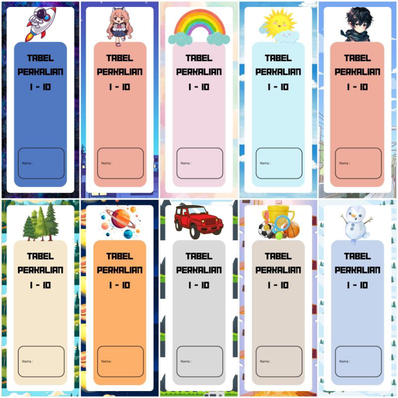 Buy our toys - Flashcard Multiplication Tables | Shopee Philippines