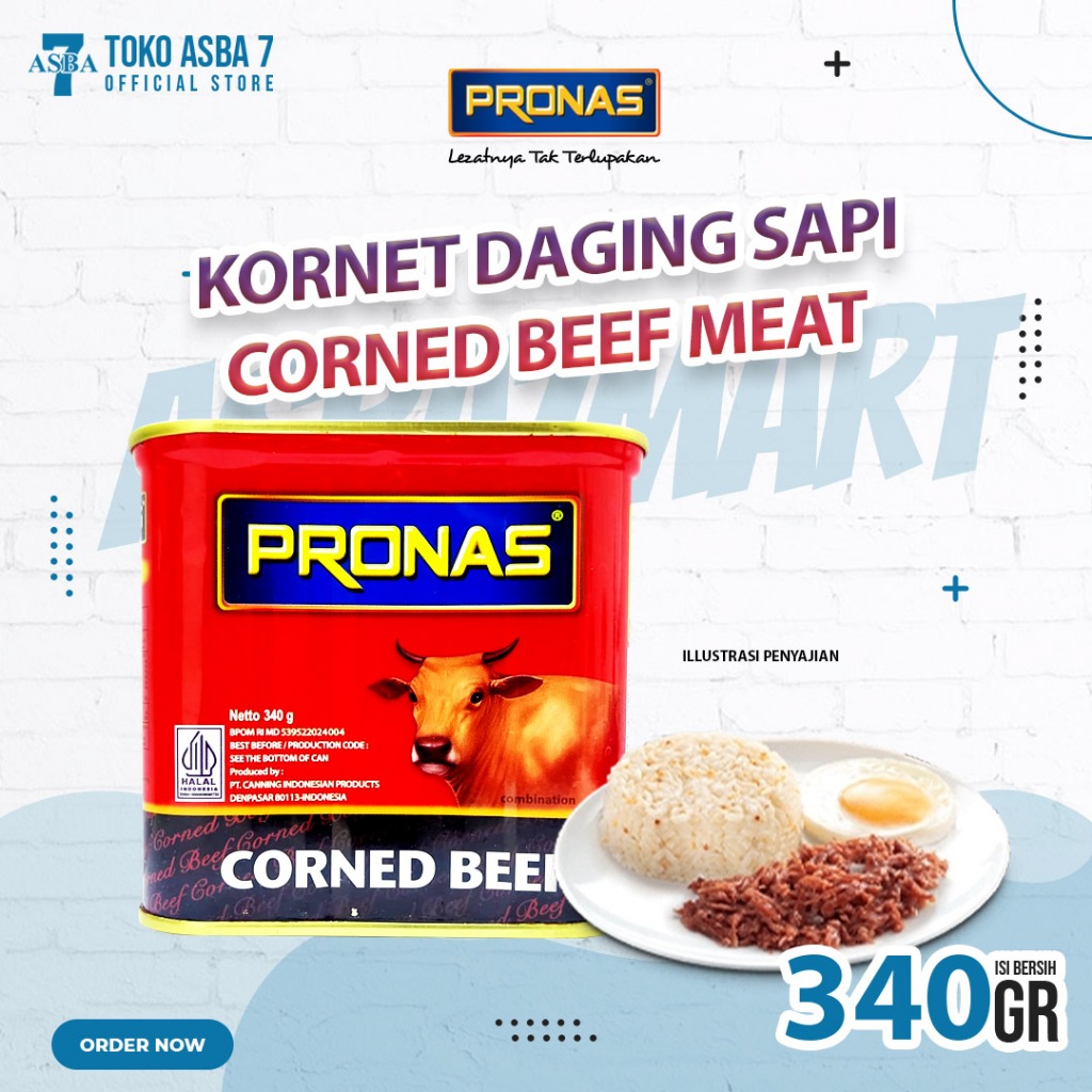 CORNED BEEF PRONAS 340GRAM | Shopee Philippines