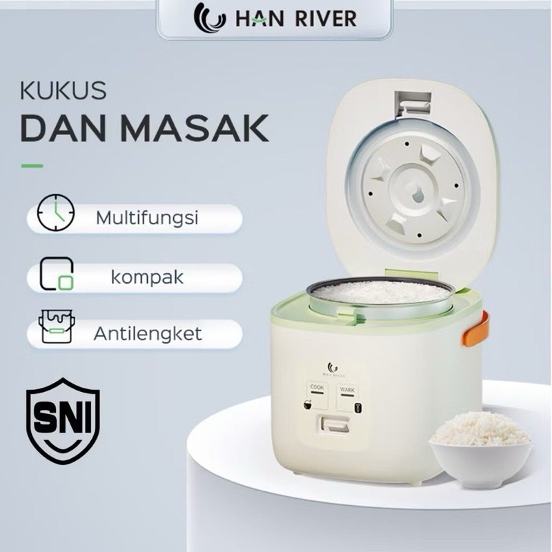 Han RIVER Rice Cooker HRRC04 White magic com mini /Portable/Travel ...
