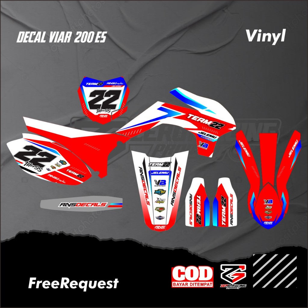 Decal Viar 200 ES Full Body Decal Viar X Cross 200 ES Full Body Cool ...