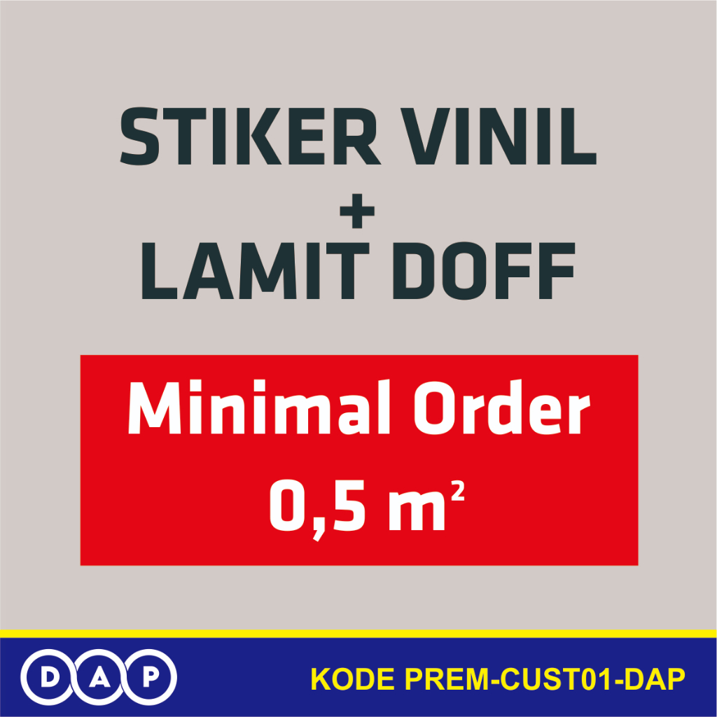 MESIN Prem-cust001 - PVC Stickers + DOFF Lamits - MSME Labels, Product ...