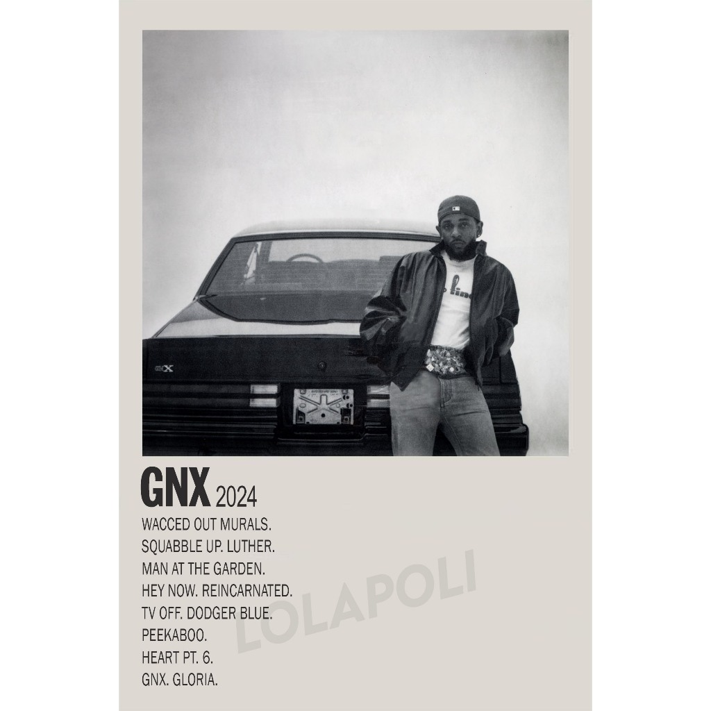 Gnx Album Cover Poster - Kendrick Lamar | Shopee Philippines