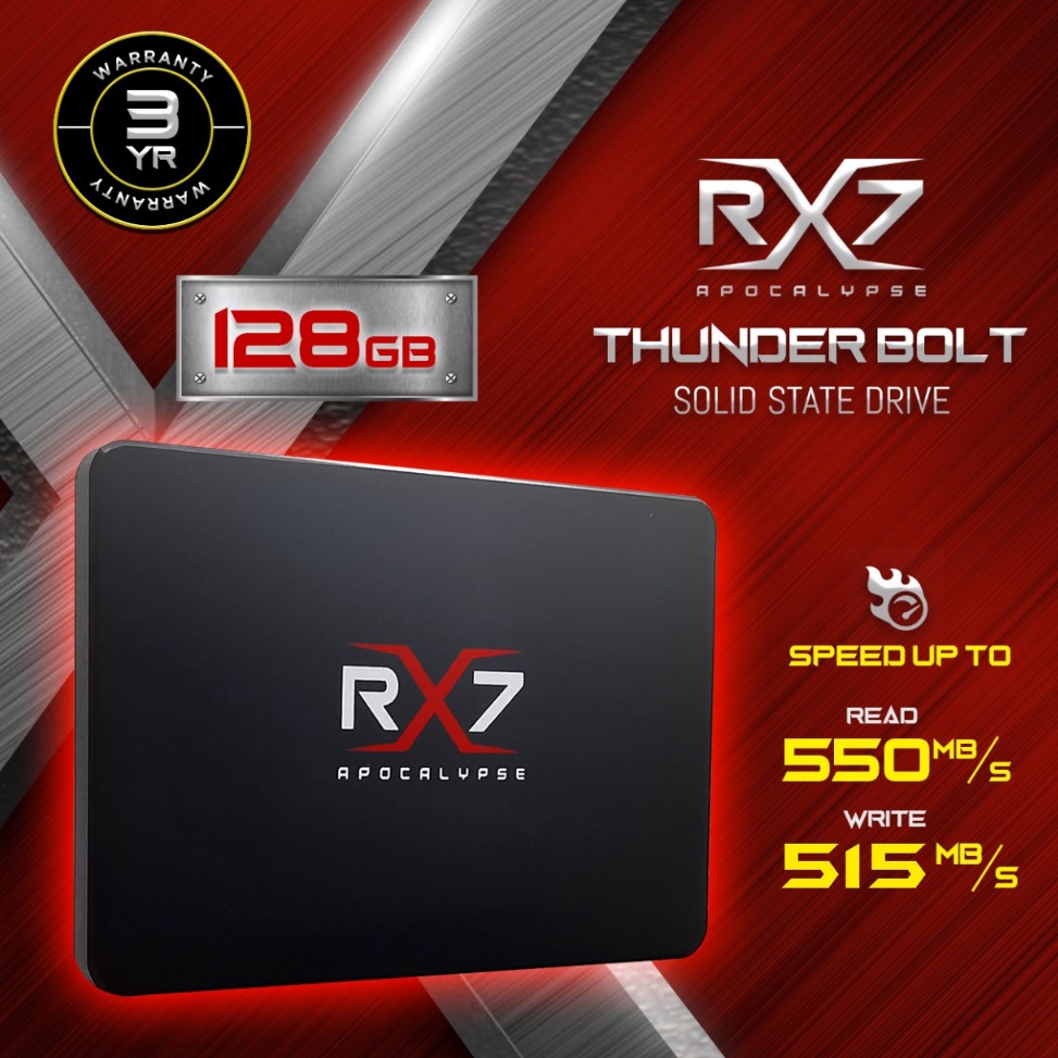 SSD 128GB RX7 OFFICIAL 3 YEAR WARRANTY | Shopee Philippines