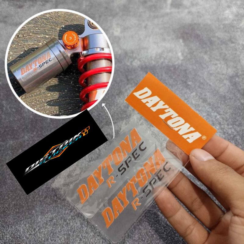 Transparent DAYTONA R-SPEC Shock Sticker | Shopee Philippines