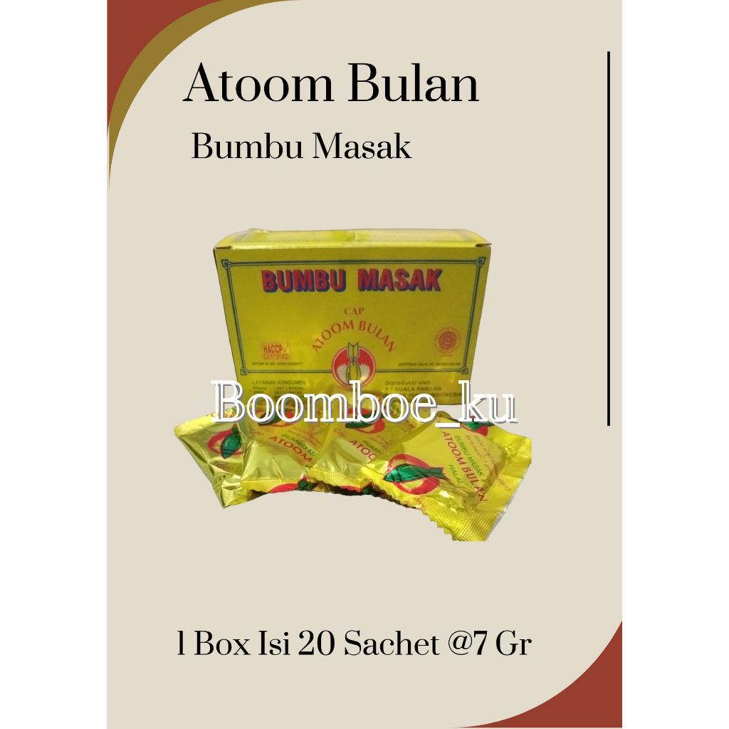 Atom Bulan Cooking Seasoning (20 sachets @ 7 grams) | Shopee Philippines