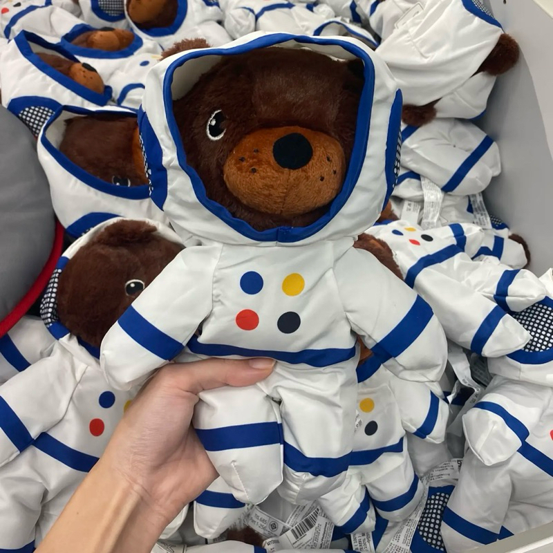 Soft Fur Rabbit Cat Bear Astronaut Doll IK3A Aftonsparv | Shopee ...