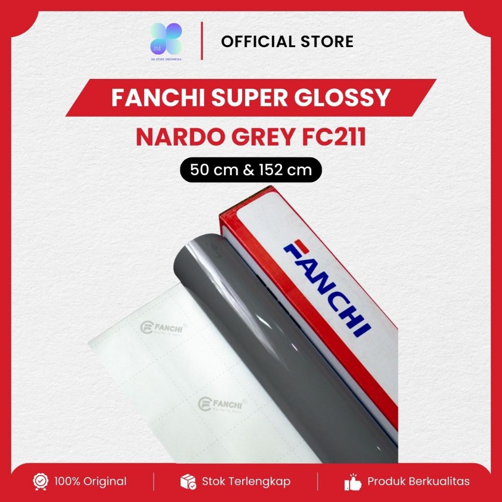 Fanchi Super Glossy Dark Gray Scots Sticker Decal Car Motorcycle Nardo ...