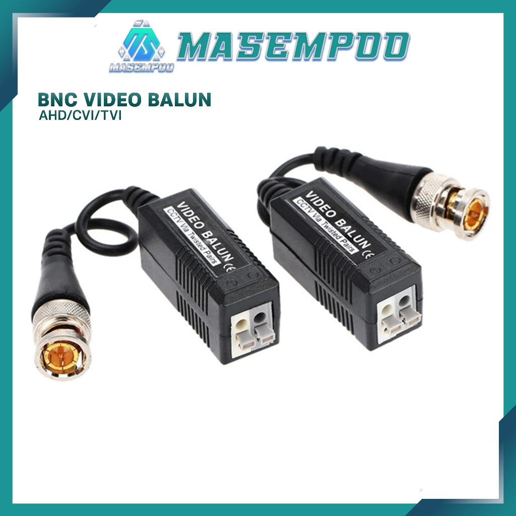 1ch Pair of CCTV Balun Videos Full HD AHD-TVI-CVI | Shopee Philippines