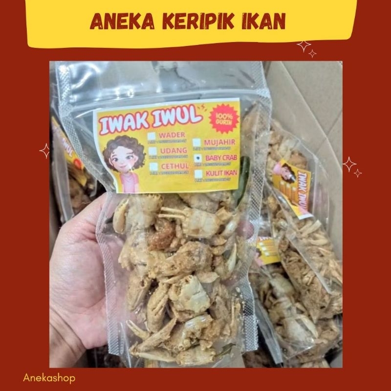 Wader/baby crab/shrimp/cethul crispy fish 100 grams | Shopee Philippines