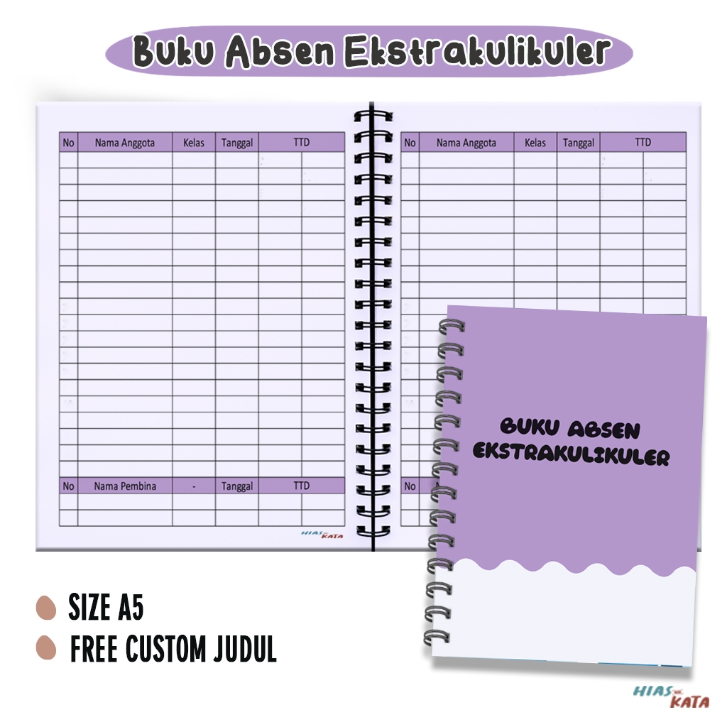 Decorate and Words - Extracurlicular Absence Book List of School ...