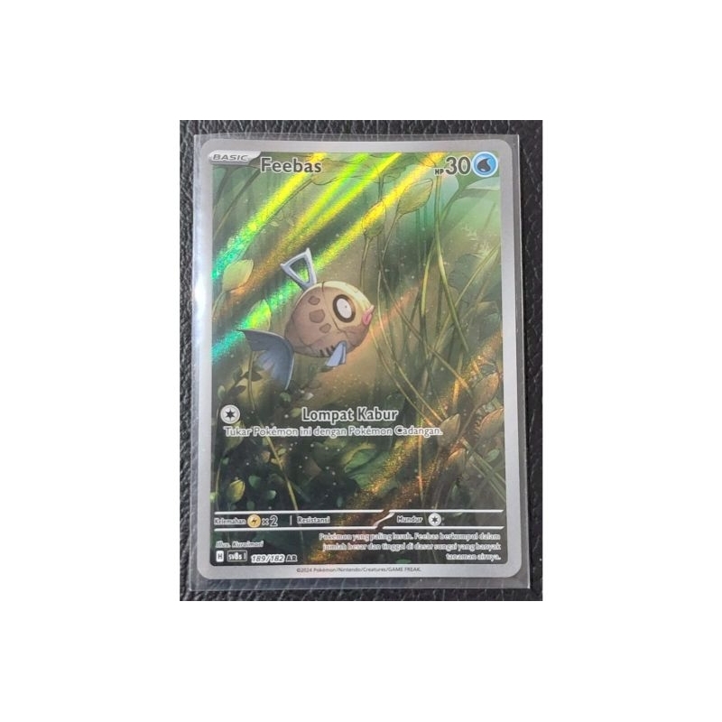 Pokemon TCG Card - Feebas AR (SV8s) 189/182 | Shopee Philippines