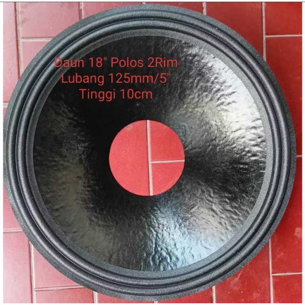 Speaker leaf speaker paper 18inc Thick 2rim Plain hole 127mm/5 ...