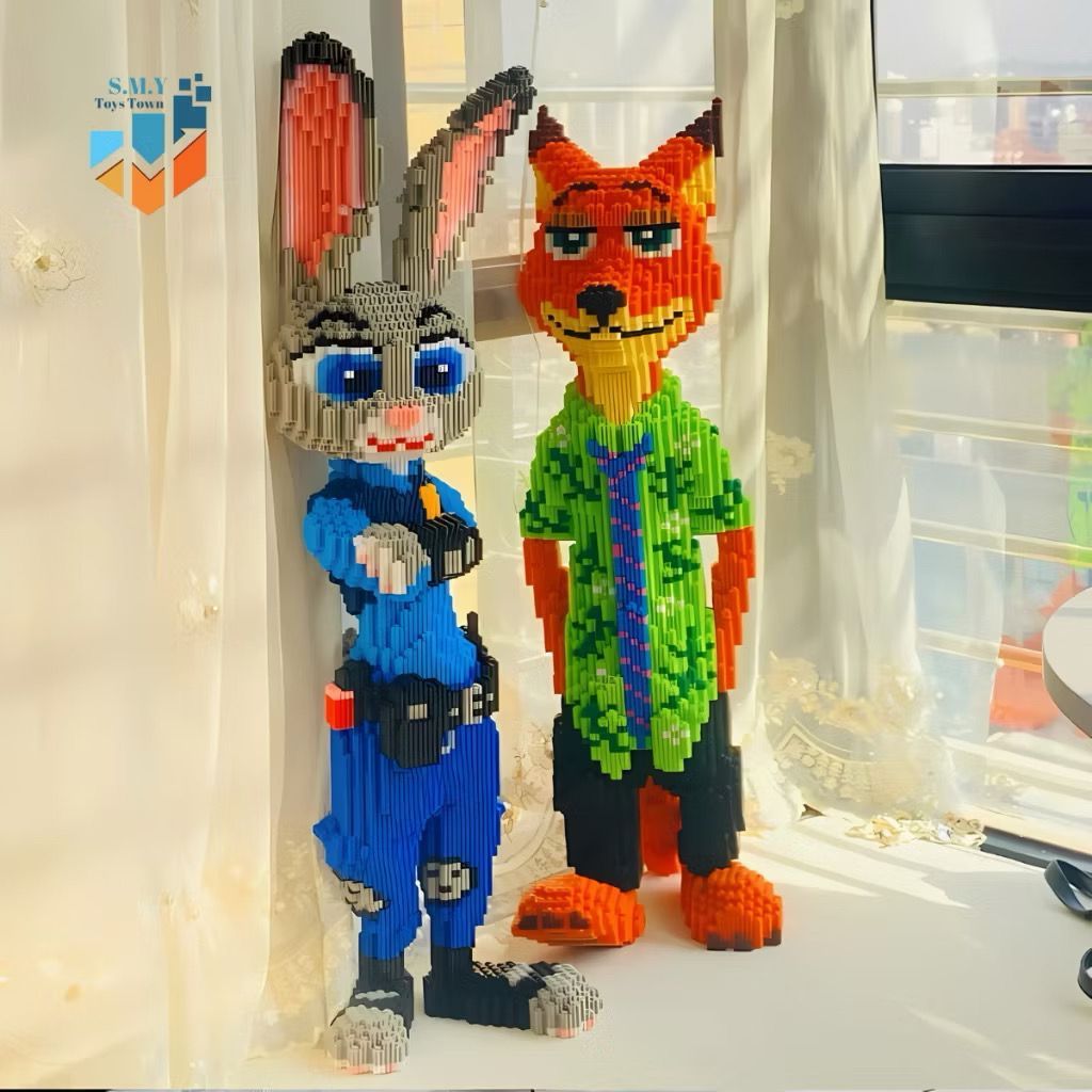 Tsc Nano Block Zootopia Nick Wilde - Bricks Education Nano Block / 3D ...