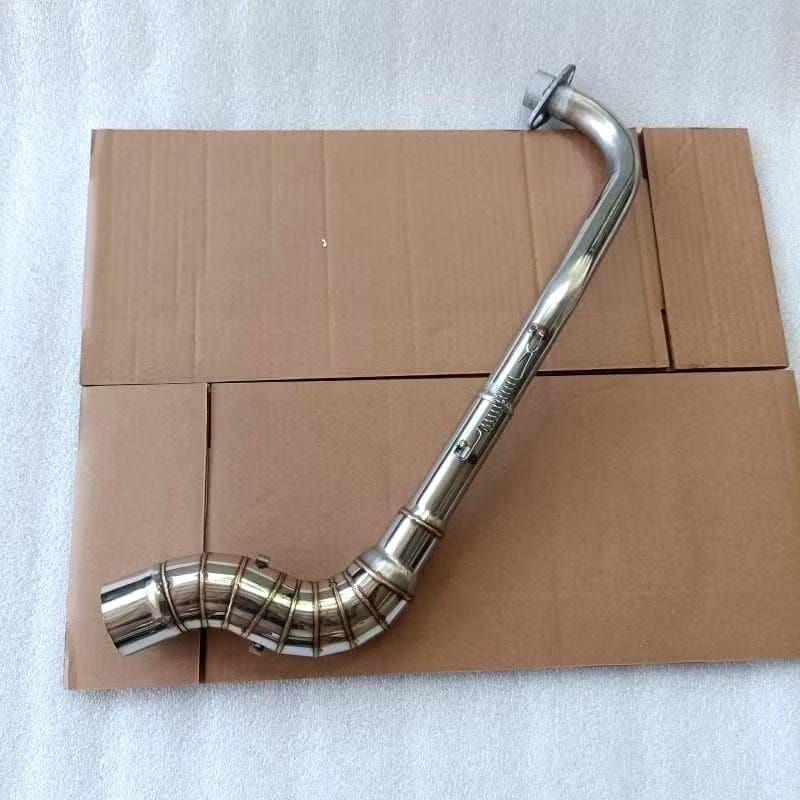 Stainless pipe Big elbow for xrm 125 wave fury Rs125 Raider j smash 115 ...