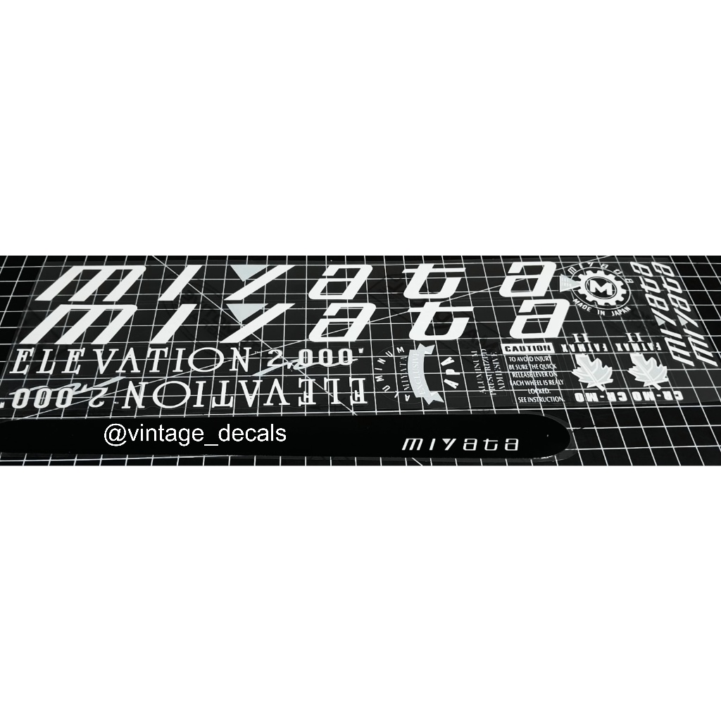 Miyata electroplating decals sticker 2000 | Shopee Philippines