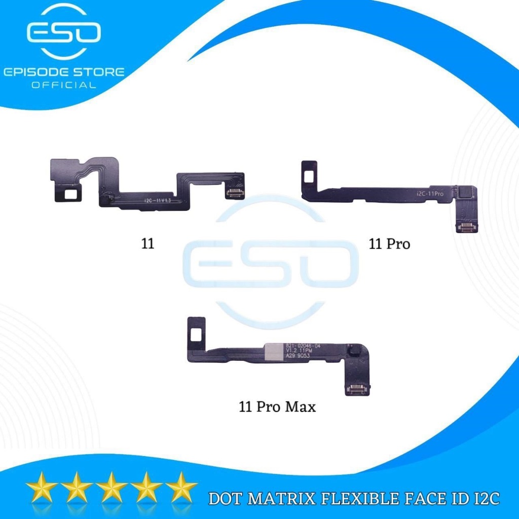 Dot matrix flexible sensor face id facial recognition (I2C) 11/11 Pro ...