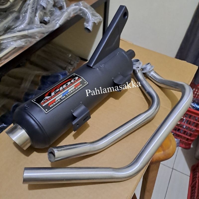 1set Apido muffler power pipe beat carb beat fi click 125 click 150 new ...