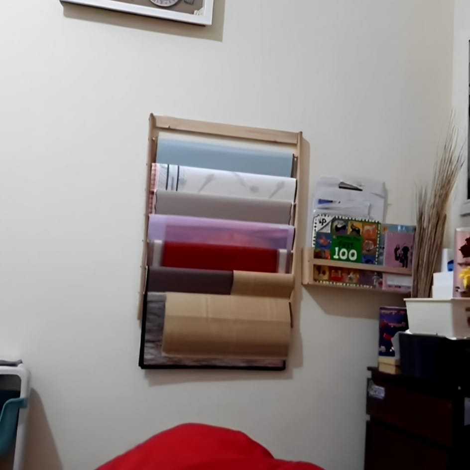 Cleophane rack / wrapping paper rack / gift paper rack / multifunctional rack | Shopee Philippines