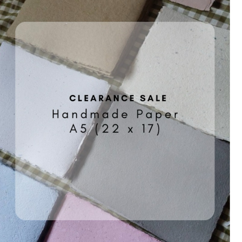 Handmade PAPER A5 // RECYCLED PAPAER // RECYCLED PAPER // DECO PAPER ...