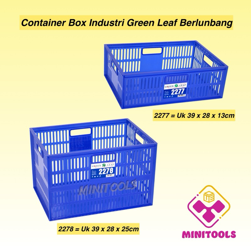 Industrial Plastic Container Box Perforated Plastic Container Basket ...