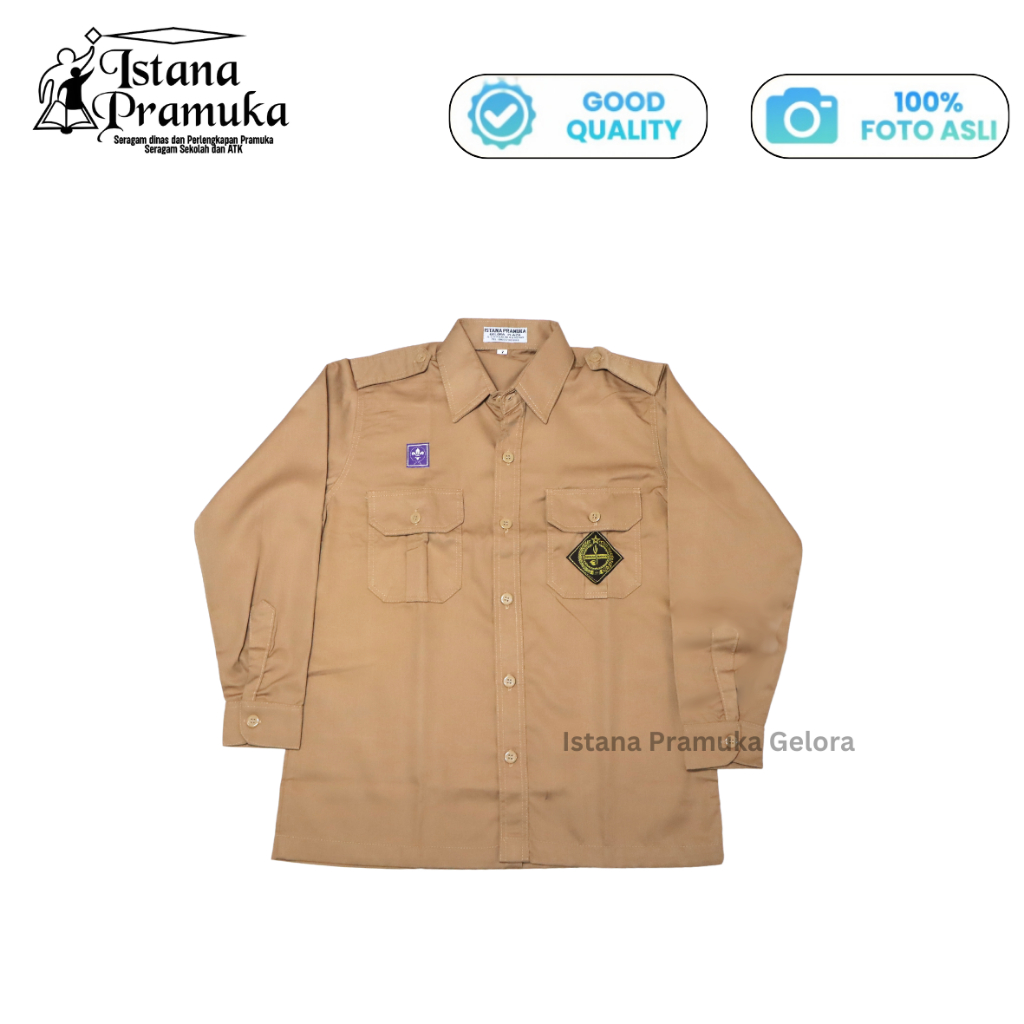 Boy/boy/boy/boy Long Sleeve High School Scout Uniform - Gelora Scout ...