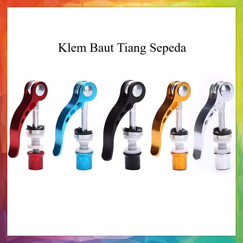 Quick Release QR Seatpost clamp bolt MTB Folding bicycle post ETC ...