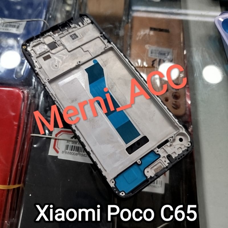 MESIN Middle bone Frame Xiaomi Poco C65 lcd bone machine coaster ...