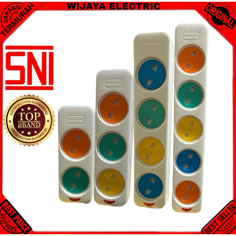 Bright G Flat socket + Brass Safety 2 3 4 5 Ground socket holes | Shopee Philippines