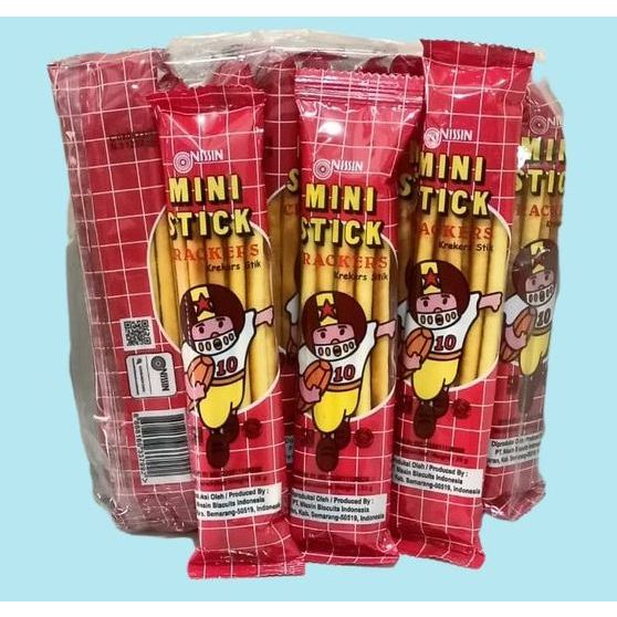 Nissin Mini Stick Biscuit contains 10 - Nissin mini Stick 25 gr - Stick ...