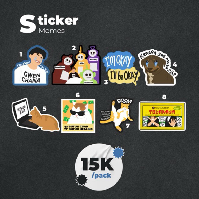 Memes Die Cut Vinyl Stickers | Shopee Philippines