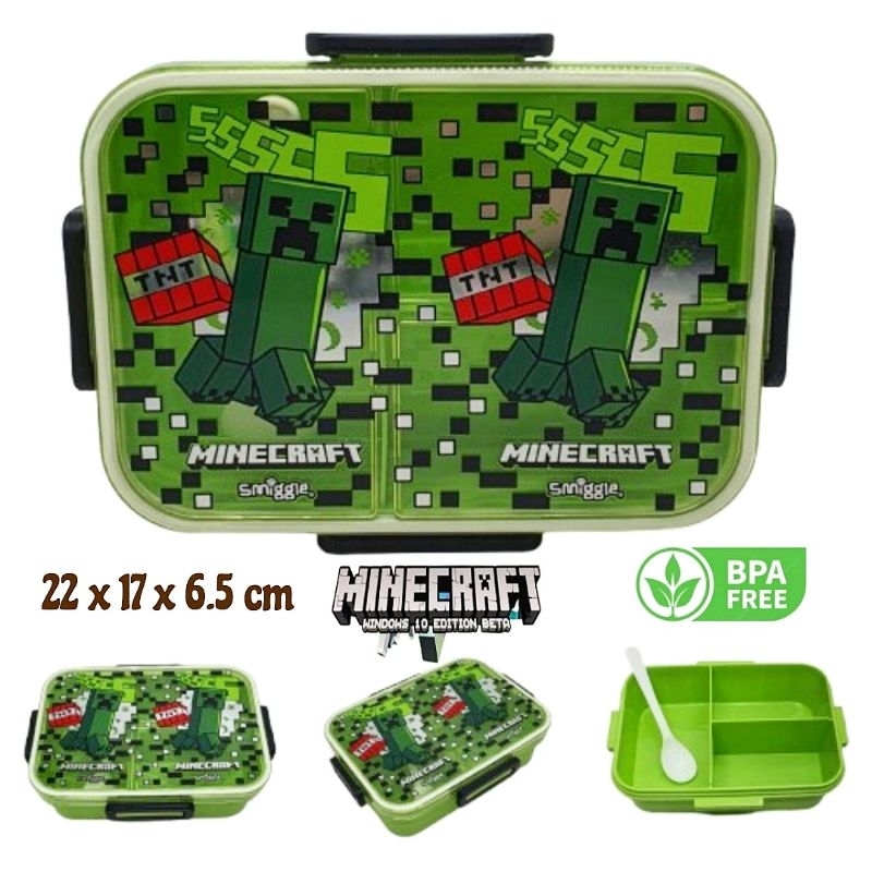 Plastic minecraft lunch box | Shopee Philippines