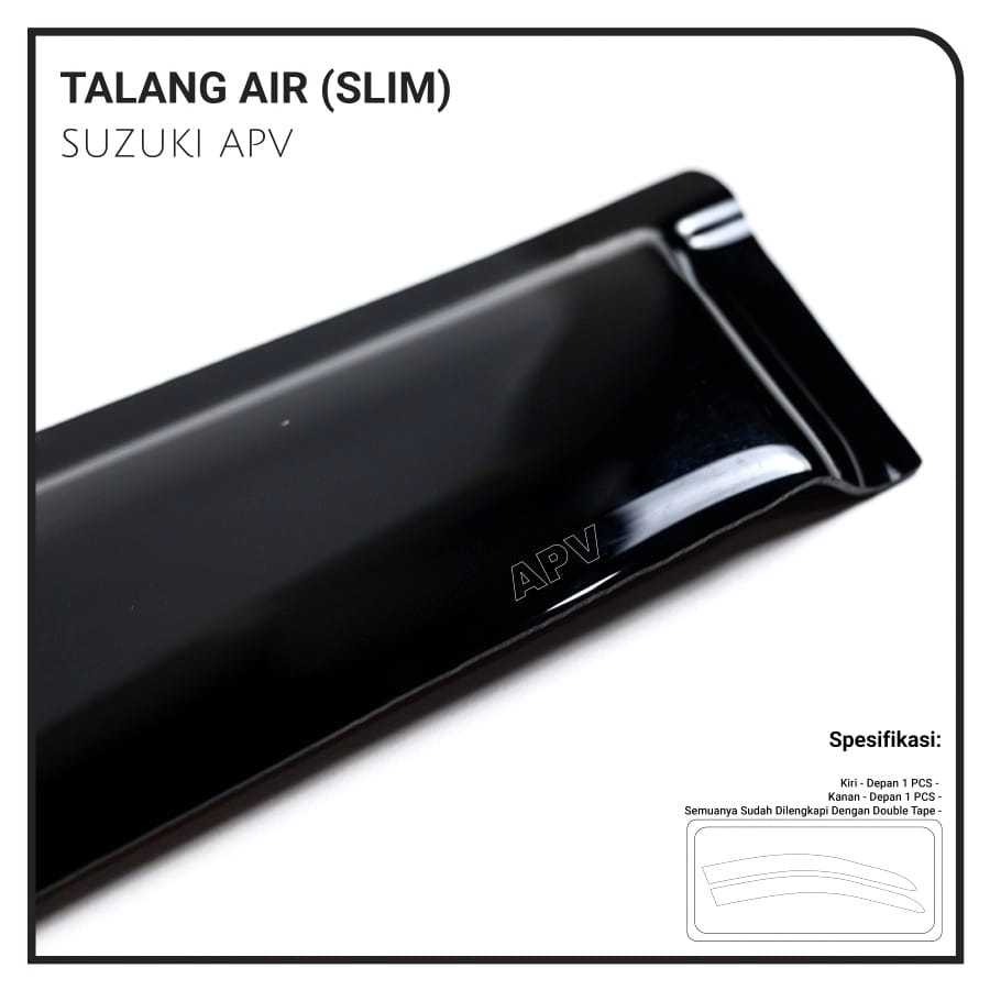 HITAM (ACC) 2 DOOR BLACK SUZUKI APV SLIM WATER GUTTER | Shopee Philippines