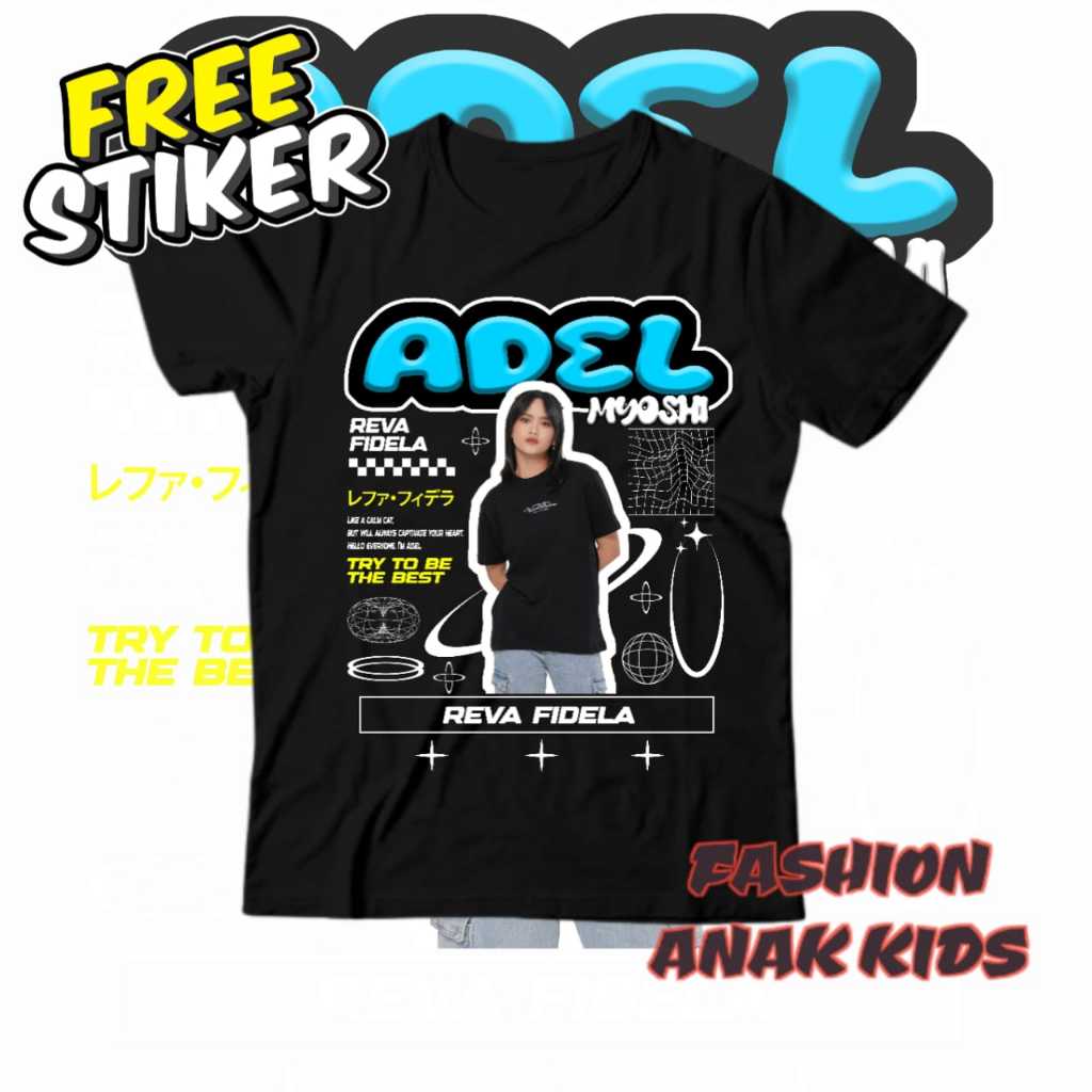 (FREE Sticker) JKT48 MY OSHI ADEL CHILDREN'S TSHIRT - KAOS ANAK JKT48 ...