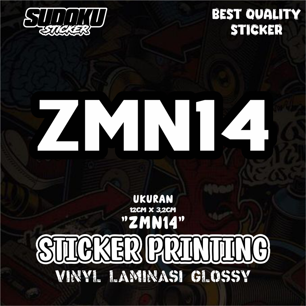 Sticker PRINTING STICKER ZMN14 VIRAL GANGSTER FYP AESTHETIC | Shopee ...