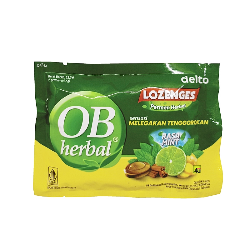 OB Herbal Lozenges - Herbal Candy - SACHET contains 5 items | Shopee ...