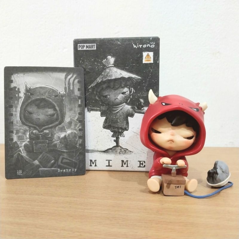 (SELECTED) Popmart Hirono Destroy Mime Official Figure Pop Mart Blind ...