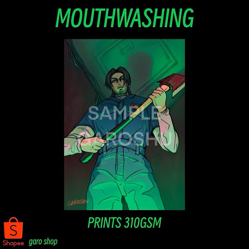 Mouthwashing Jimmy Prints Poster Fanmerch by Garoshu | Shopee Philippines