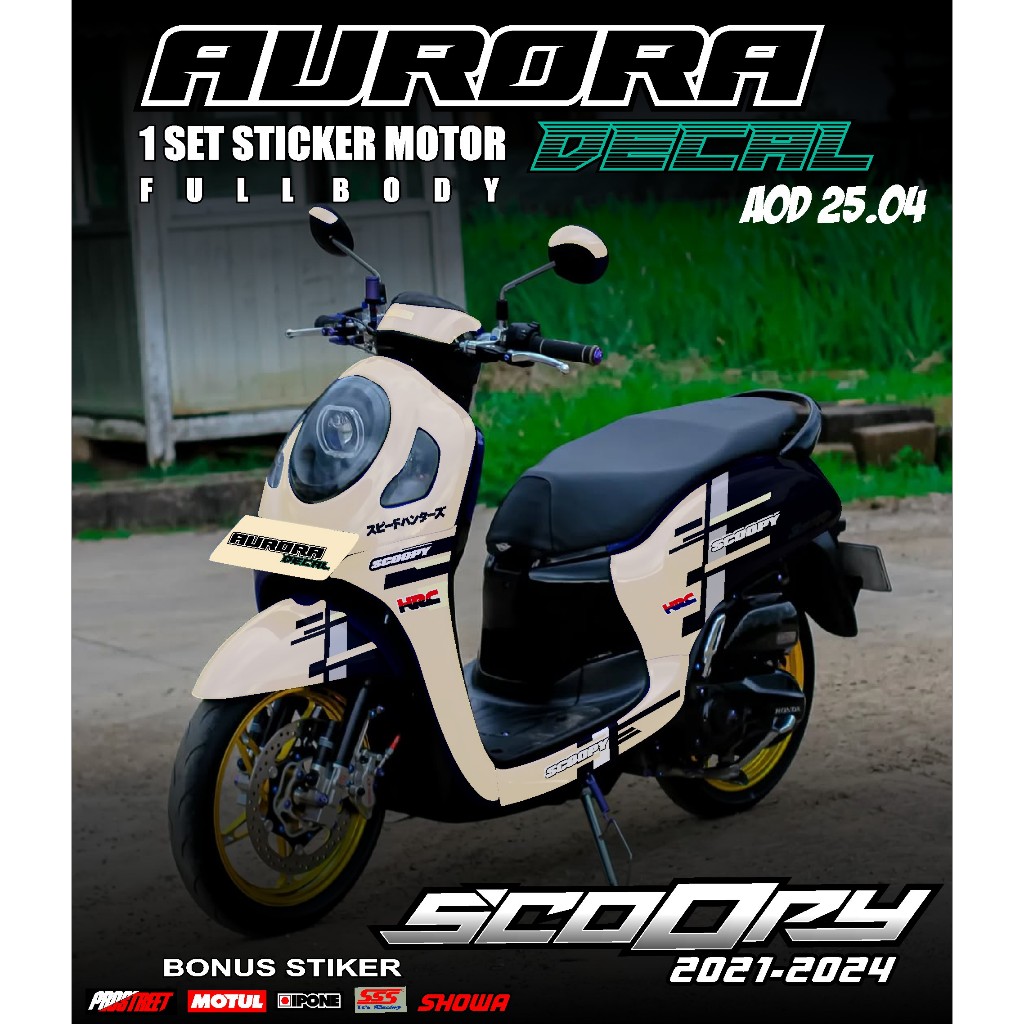 Decal Decal Sticker LATEST SCOOPY SCOOPY stickers 2020-2021-2023-2024 ...