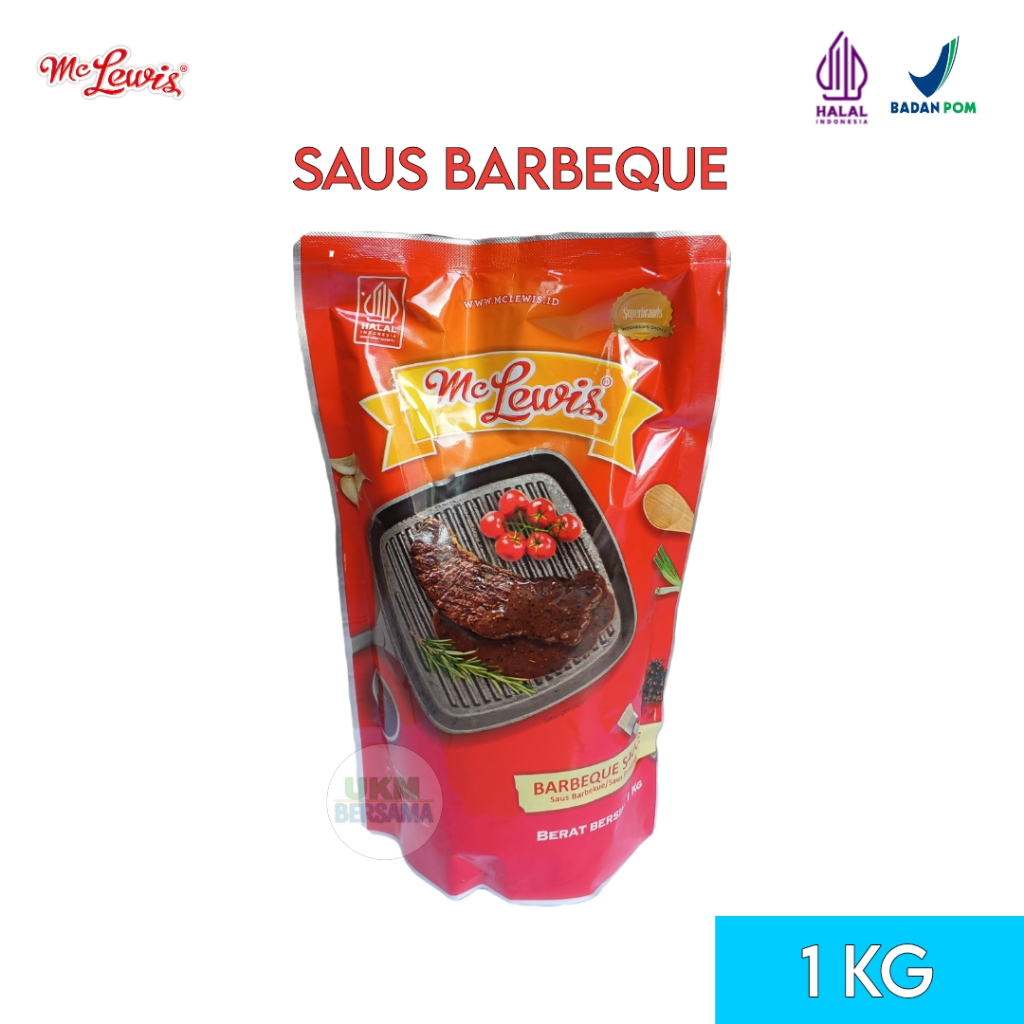 Mclewis/mc Lewis Barbecue Sauce Grilled Barbeque Sauce 1kg | Shopee ...