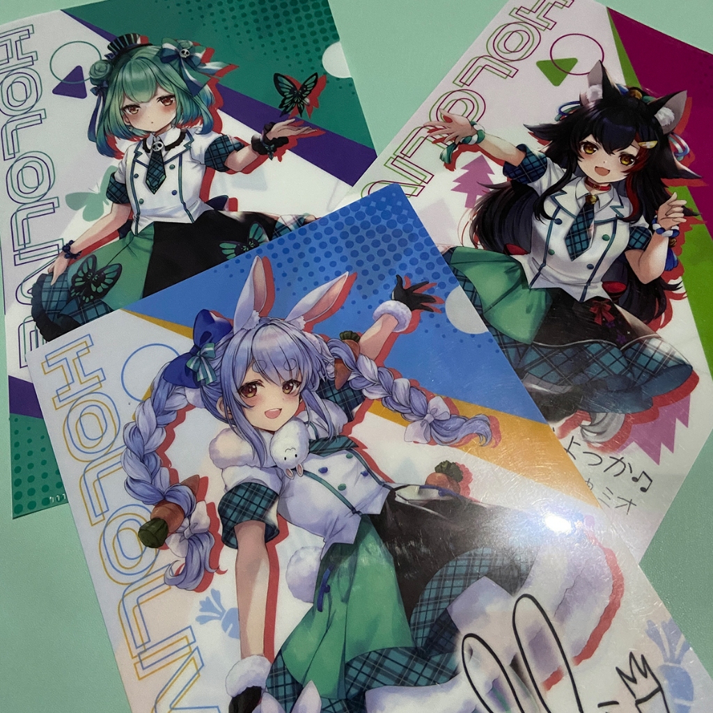 Hololive A5 Clear File - Hololive x Family Mart | Shopee Philippines