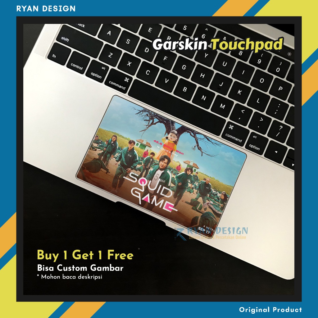 Premium Garskin TouchPad Laptop Skin Squid Game TrackPad Protector ...