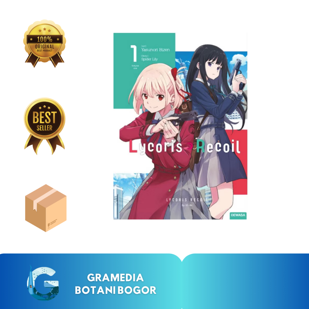 Gramedia Bogor - Lycoris Recoil 1 Comic by Spider Lily | Shopee Philippines