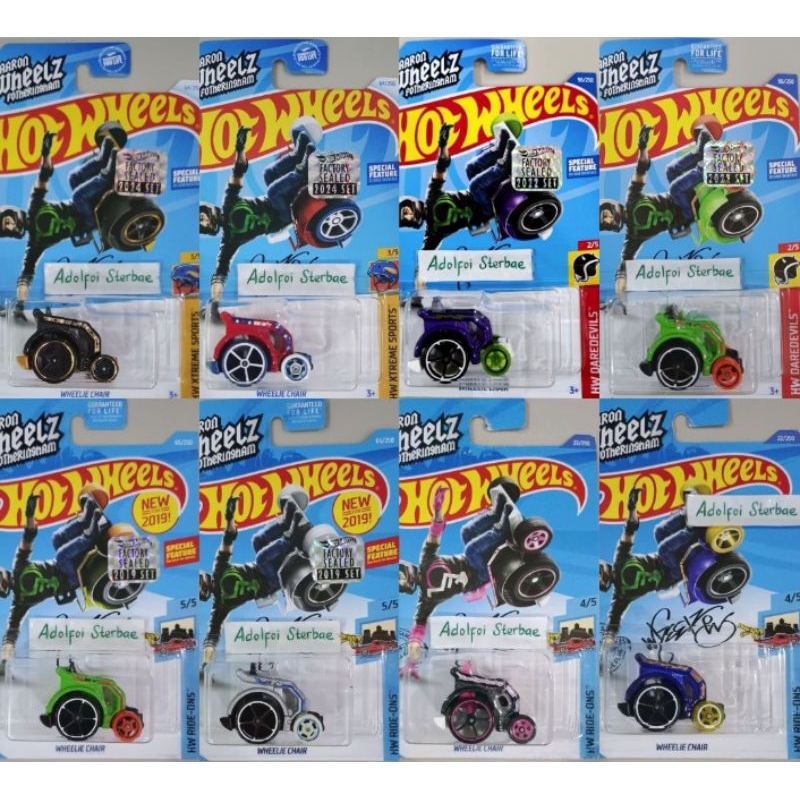Hotwheels hot wheels wheelie chair hw ride-ons aaron wheelz funderham ...