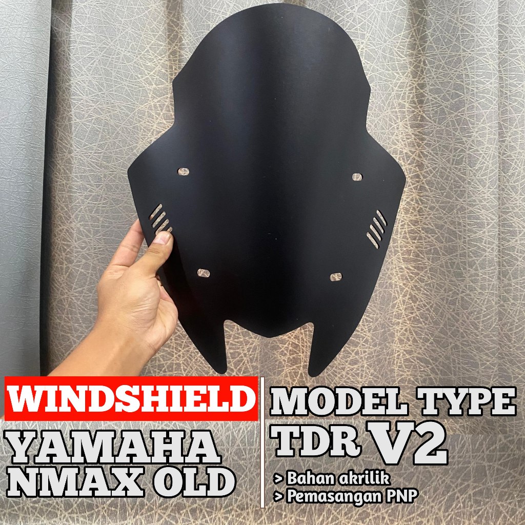 Yamaha Nmax Old Windshield Visor TDR V2 Shark Fin - Motorcycle | Shopee ...