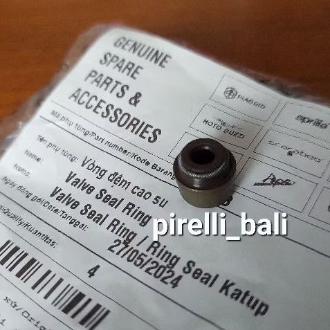 Vespa S LX LXV Sprint Primavera GTS Liberty Valve Seal Original Piaggio | Shopee Philippines