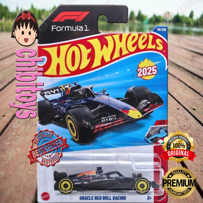 Hot Wheels Oracle Red Bull Racing Blue Formula F1 Race Car Diecast ...