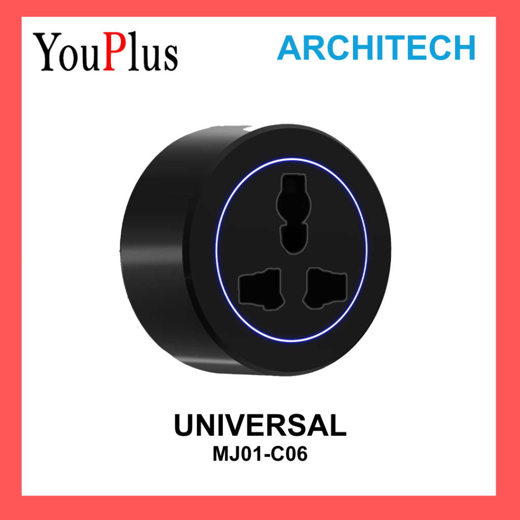Architech UNIVERSAL socket head YOUPLUS Power Track Socket Adapter ...